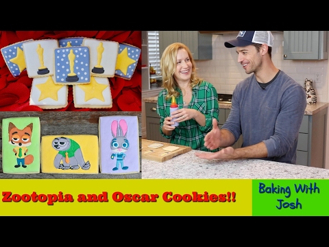 Zootopia and Oscar Cookies! | Baking With Josh & Ange