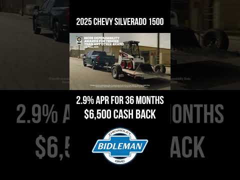 2025 Chevy Silverado Trucks | Bidleman Chevy Dealer in Albion NY | #chevytrucks #chevysilverado #wny