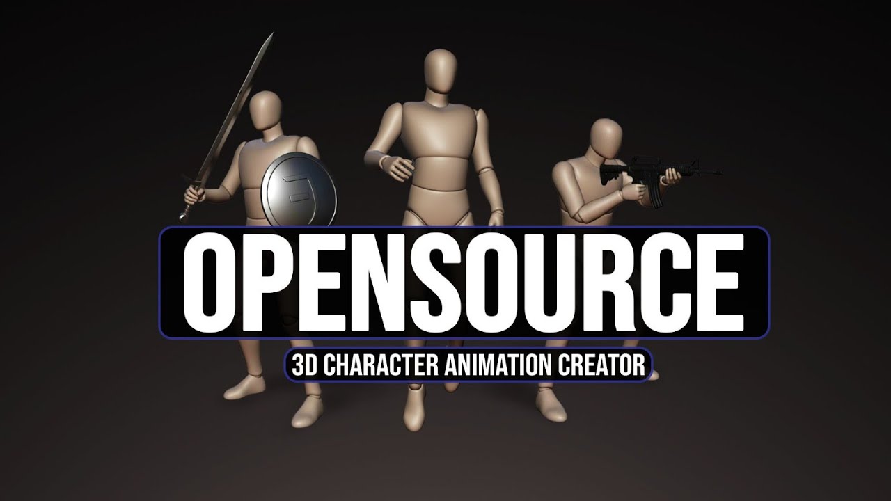 This New OpenSource 3D Character Animation Tool Is Interesting!