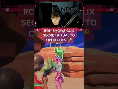 StableRonaldo shows CLIX SECRET RITUAL to open chest in fortnite! (Funny)