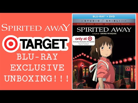 SPIRITED AWAY TARGET EXCLUSIVE BLU-RAY UNBOXING!!! - JIGGY RANDALL