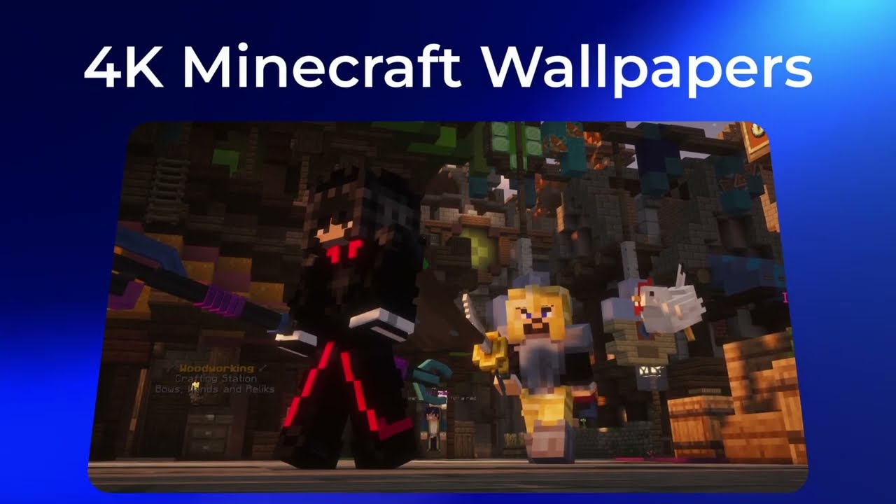 4K Minecraft Wallpapers Project | Trailer