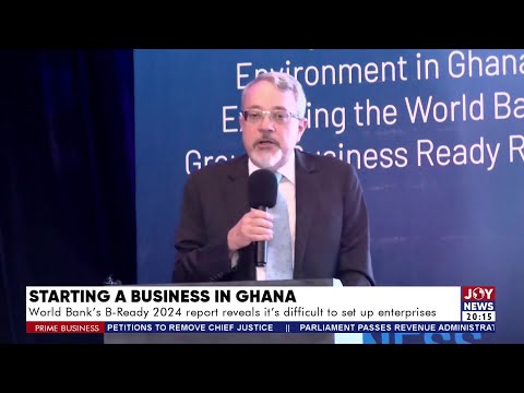 World Bank's B Ready 2024 report reveals it's difficult to set up enterprises | Prime Business