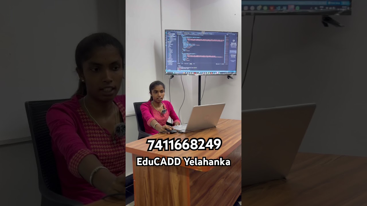 Python full stack web development course at EduCADD Yelahanka #python