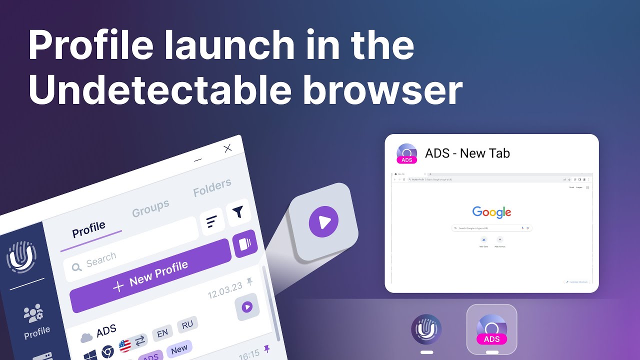 🖥How to Launch a New Browser Profile in the Undetectable Antidetect Browser | Full Guide