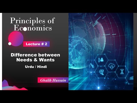 Lec -2 Define and differentiate between Needs and Wants in Economics.