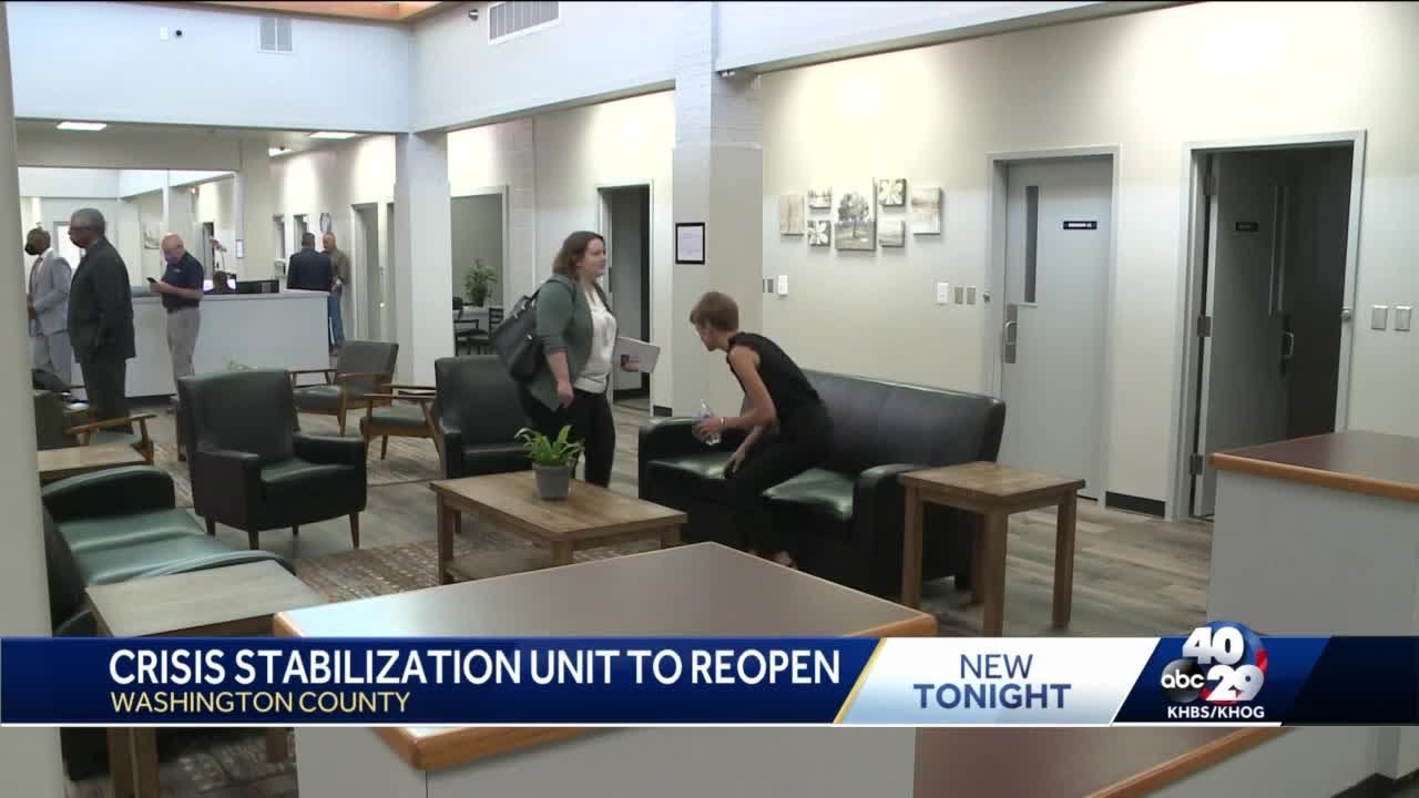 Northwest Arkansas Crisis Stabilization Center to reopen this month