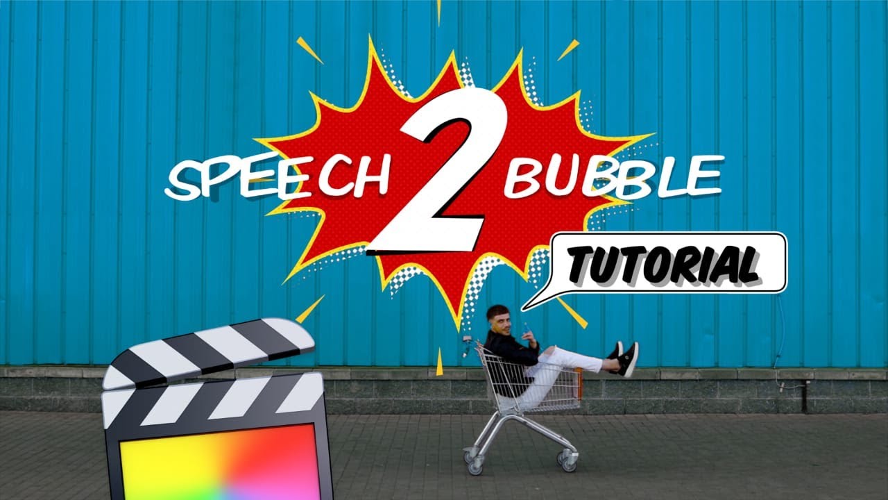 Speech Bubble 2 Comic & Cartoon Speech Bubbles for Final Cut Pro TUTORIAL | BretFX FCP Plugins & FX