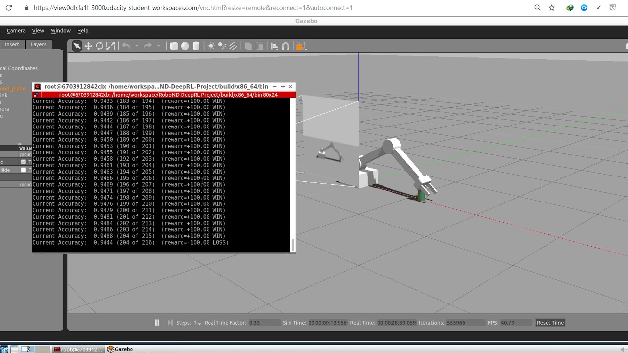 Deep RL Arm Manipulation Project