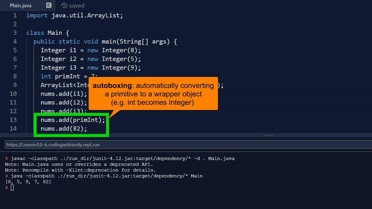 Lesson 10-6 Wrapper Classes (Introductory Java Programming for AP Computer Science A)