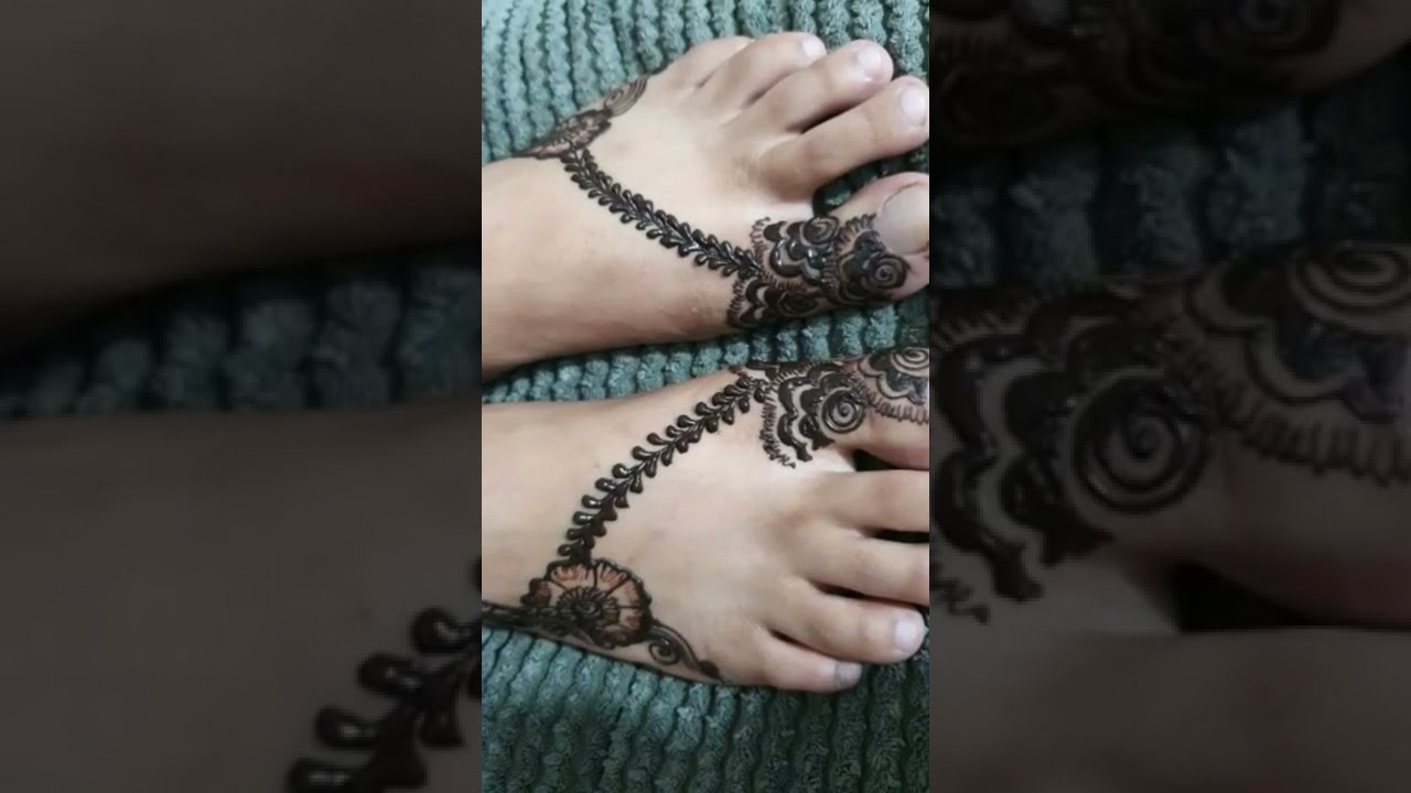 Feet mahindi designs |Stylish Mehndi with Noor |please please subscribe my channel|#short