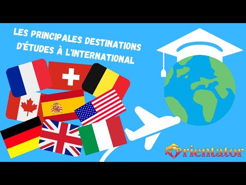 Les principales destinations d'études à l'international