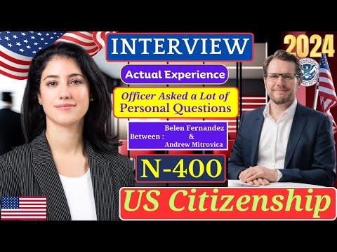 2024 US Citizenship Interview and Test | N-400 Naturalization Interview [2008 Version]