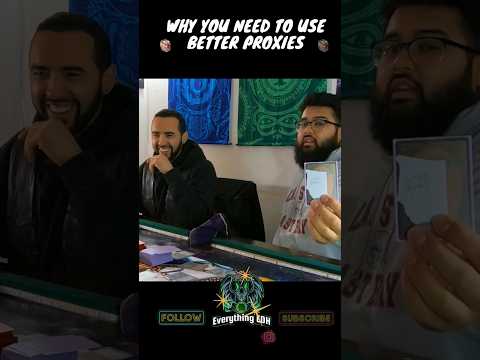 This is NOT How to Proxy Your Magic Cards! 😂 #commander #edh