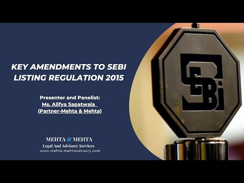 Key Amendments To SEBI Listing Regulation 2015 Part I #sebi #sebinotification #sebinotification