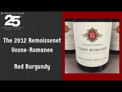 2012 Remoissenet Red Burgundy, Vosne Romanee