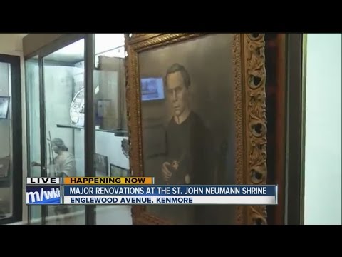 Major rennovations at the St. John Neuman Shrine