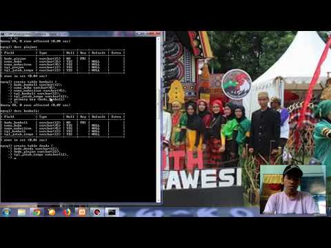Cara membuat database perpustakaan menggunakan cmd