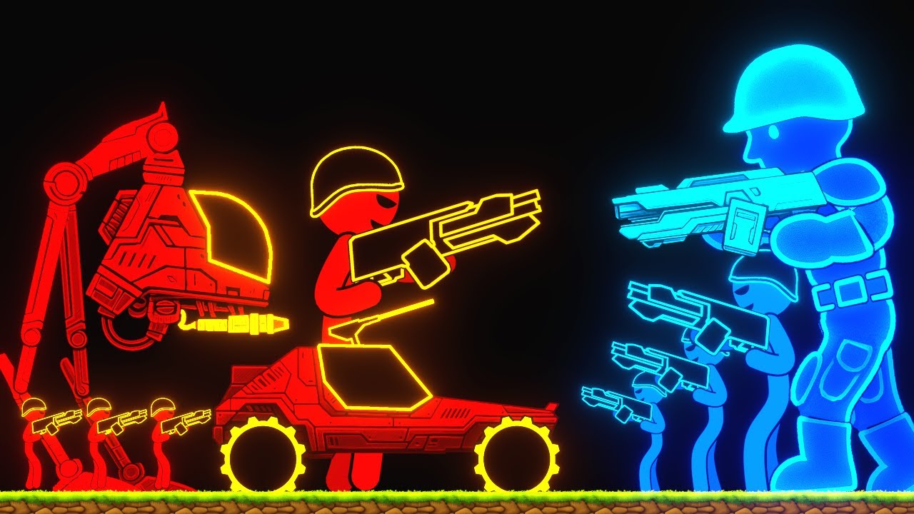 Hi-Tech Stickman Battle 2