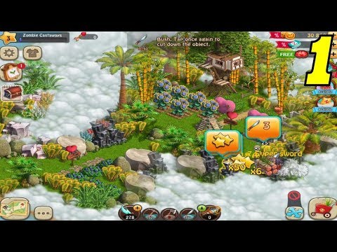 Zombie Castaways - First Look - Gameplay #1