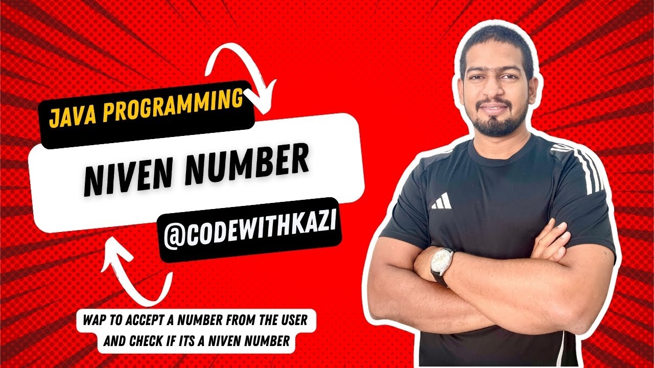 Niven Number in Java  [Updated 2025]  Java Programming Tutorials