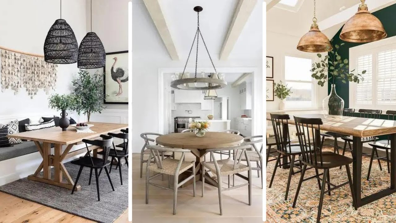 44 Elegant Modern Farmhouse Dining Rooms