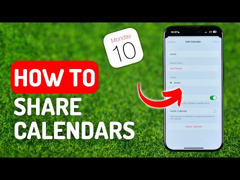 How to Share Calendars on iPhone