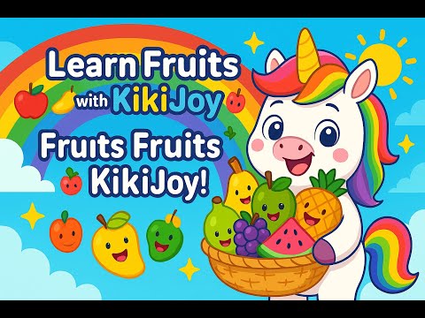 Fruit Names for Kids | Learn with Rhymes & Actions | KikiJoy Songs