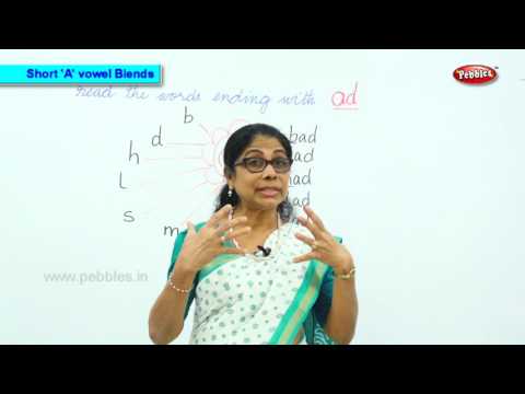 Learn Vowels | Short "A" Vowel Blends | Words Ending With "ad" | Learn Phonics for kids