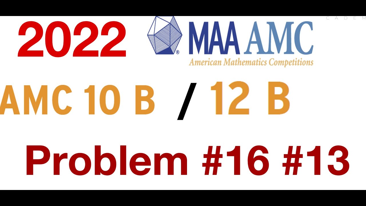 2022 AMC 10 B problem 16