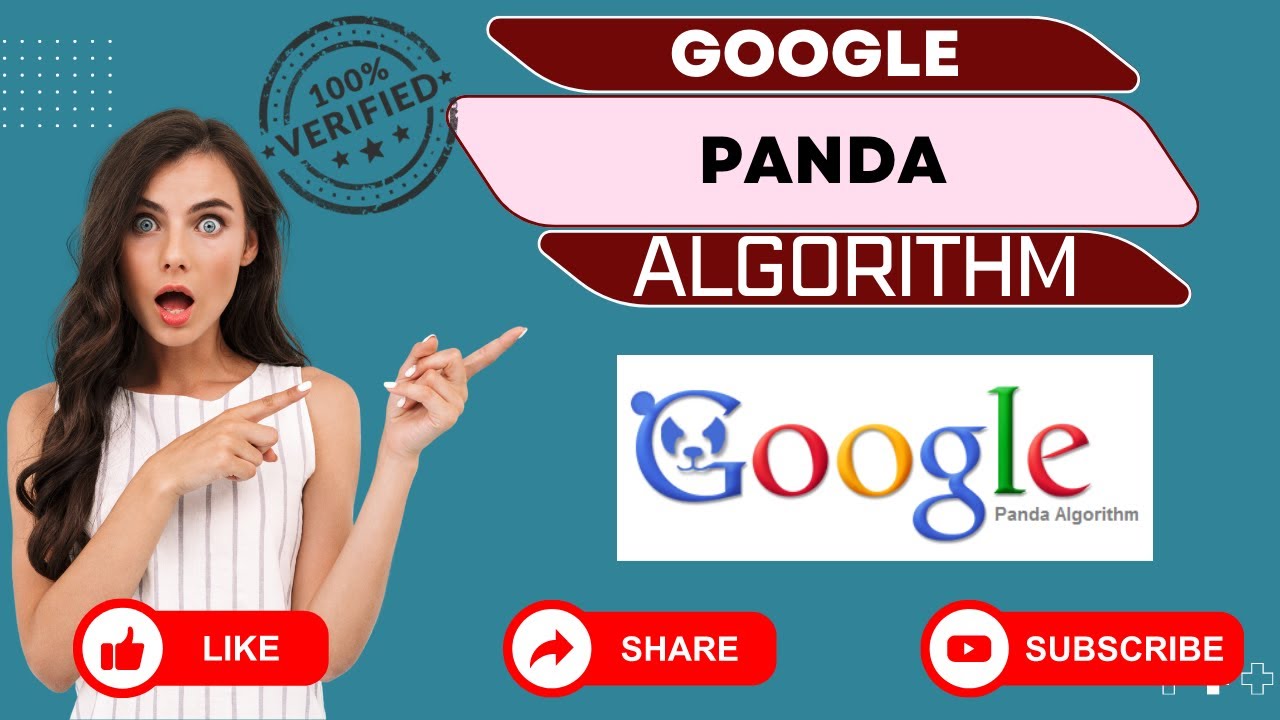 What is the Google Panda algorithm? | What does the Panda algorithm target? #GooglePanda #algorithm