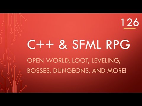 Learn C SFML | Open World RPG 126 | Updating and rendering the enemy class - Mind Luster