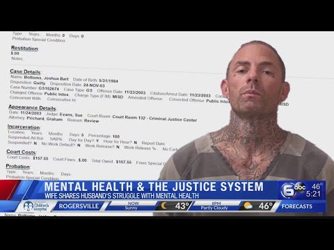 Wife shares husband's struggle with mental health