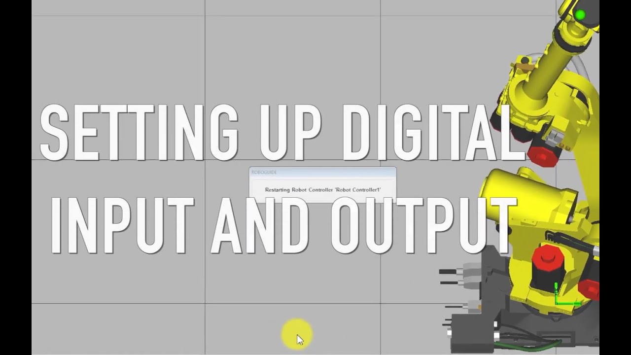 Setting up Digital Input, Output FANUC ROBOT
