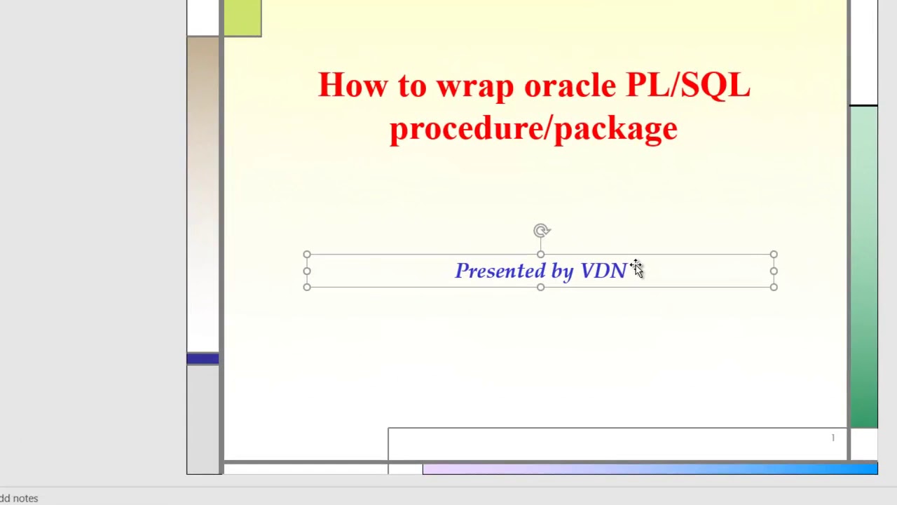 Wrap/Hide PLSQL procedure or package