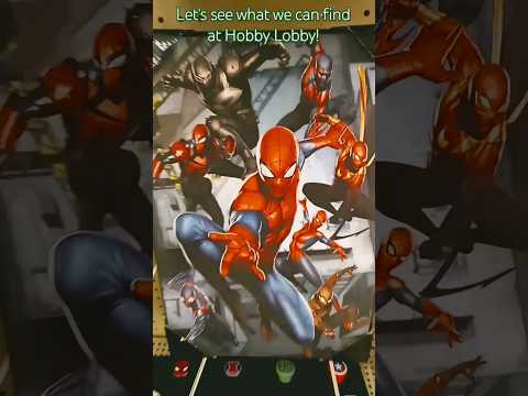 Comic art at Hobby Lobby #youtubeshorts #shorts #subscribe #hobbylobby #art #comics #spiderman