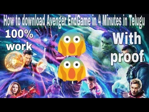 How to download avengers endgame full movie in telugu language just in 4 Minutes
