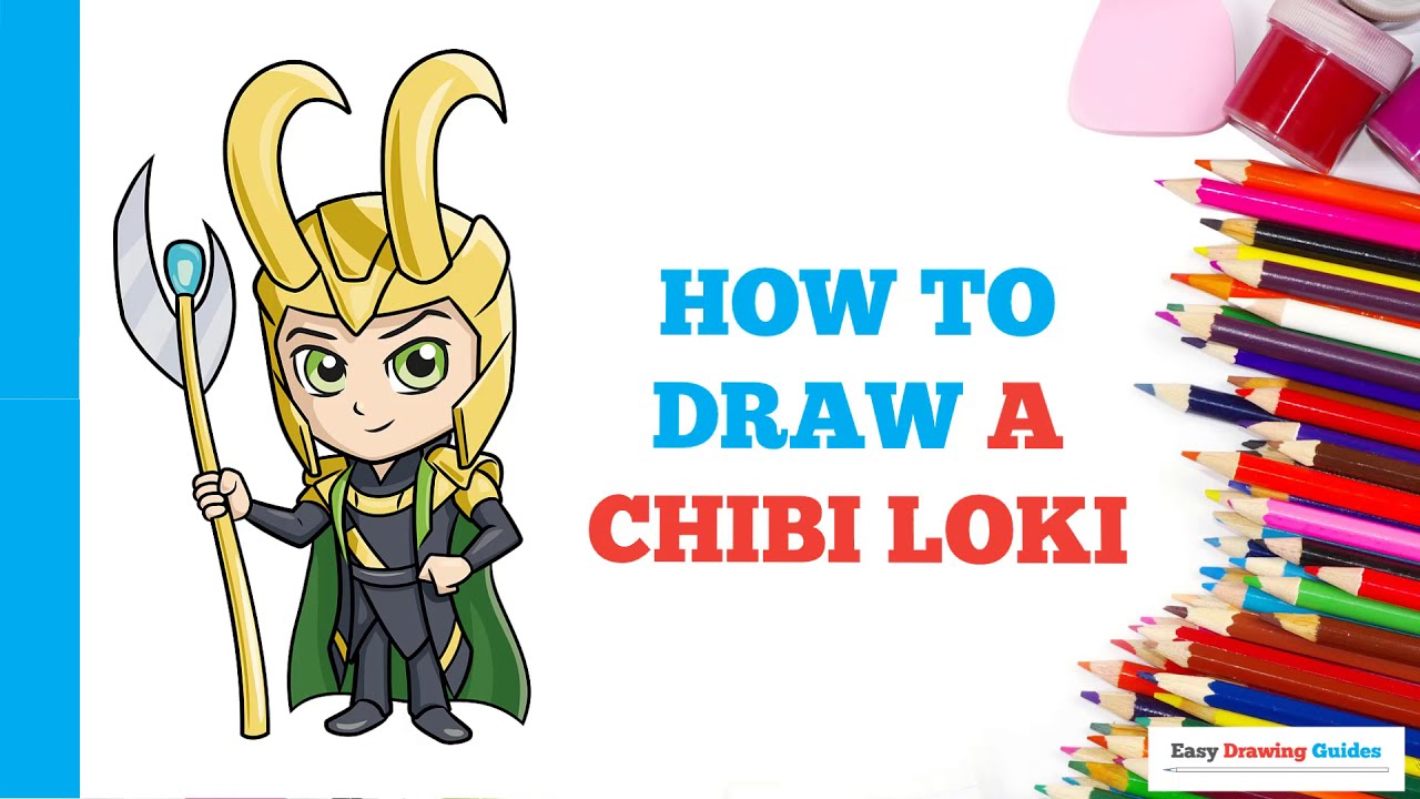 How to Draw a Chibi Loki in a Few Easy Steps: Drawing Tutorial for Beginner Artists