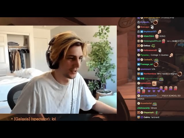 xQc and Pokimane discuss why they decided to drop out of college