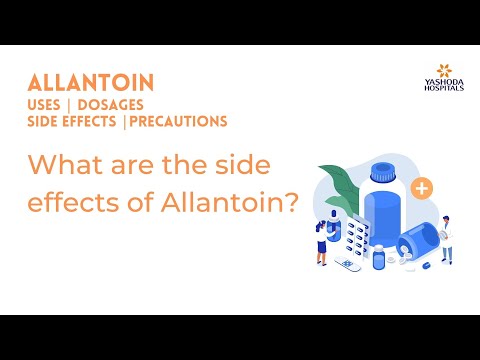 What are the side effects of Allantoin?