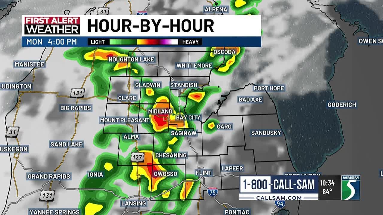First Alert Weather Update: Chance of Storms Monday Afternoon