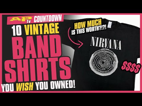10 Vintage Band Shirts We Know You Wish You Owned–You Won't Believe How Much They're Worth!