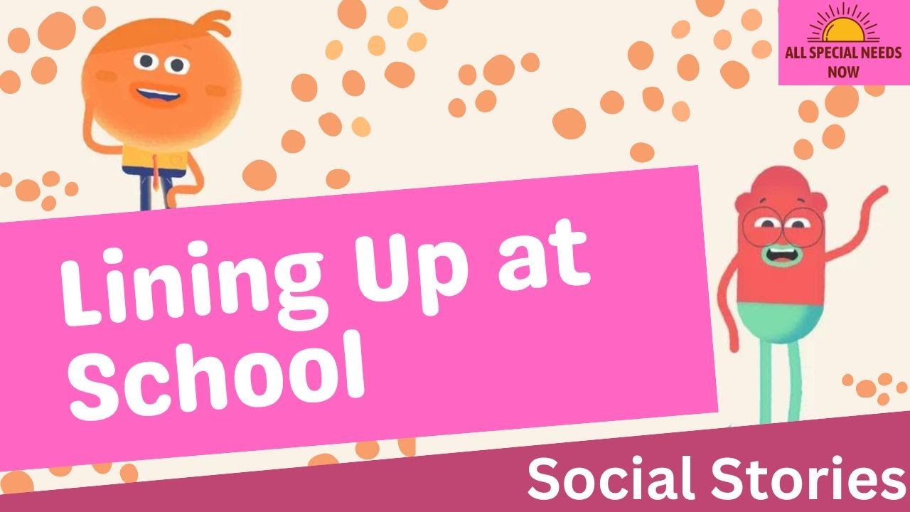 Lining Up at School | Social Story for Kids | Calm Transitions & Classroom Rules