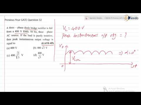 Mastering Power Electronics : GATE Previous Year Problems Solving - Question 32 Video Lecture ...