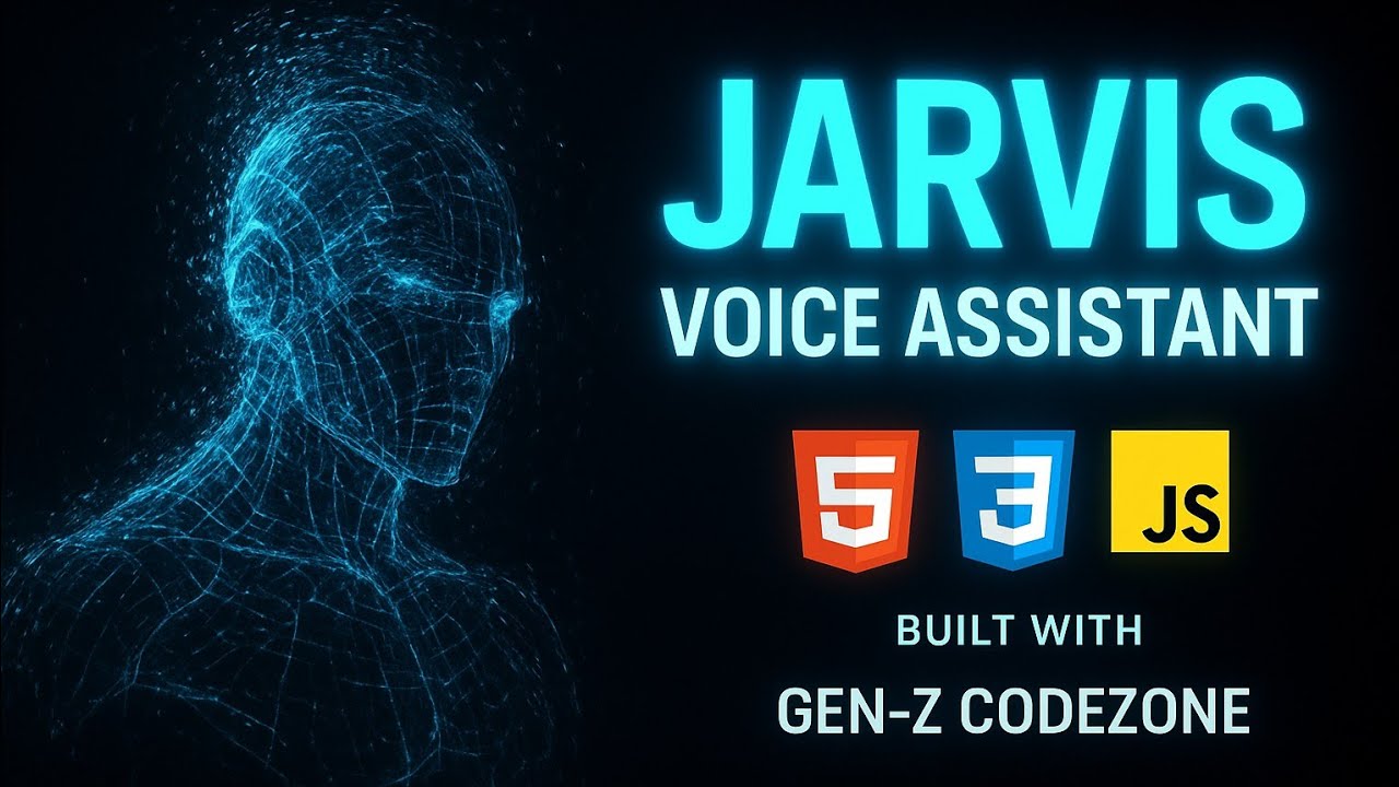 Build Your Own Jarvis AI Voice Assistant in Browser | HTML, CSS & JavaScript