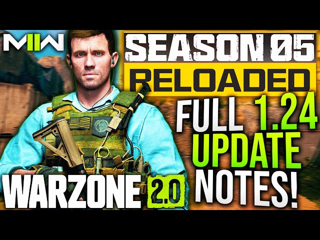 All bug fixes in Warzone 2 and MW2 Season 5 Reloaded
