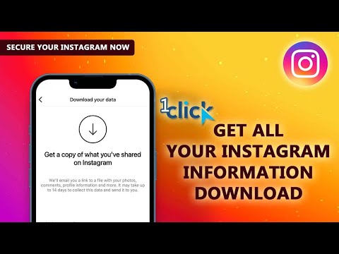 How to Download All Your Instagram Data | Securely Download Your Instagram Information |Backup Insta