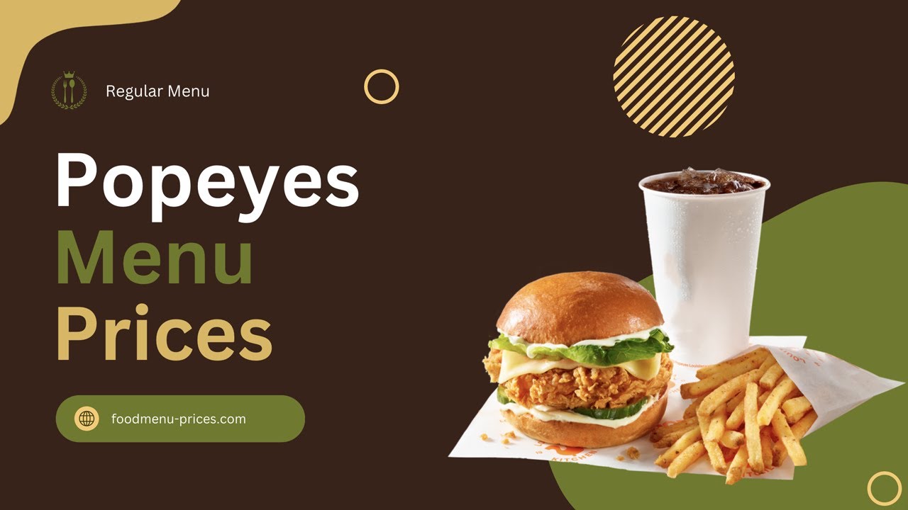 How to Check Popeyes Menu Prices