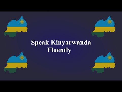 How to speak Kinyarwanda Fluently Lesson #7 ( Pronunciation of j, jw and jy)