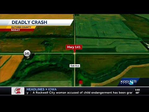 Iowa authorities identify Iowa man killed in multi-vehicle crash in Guthrie County